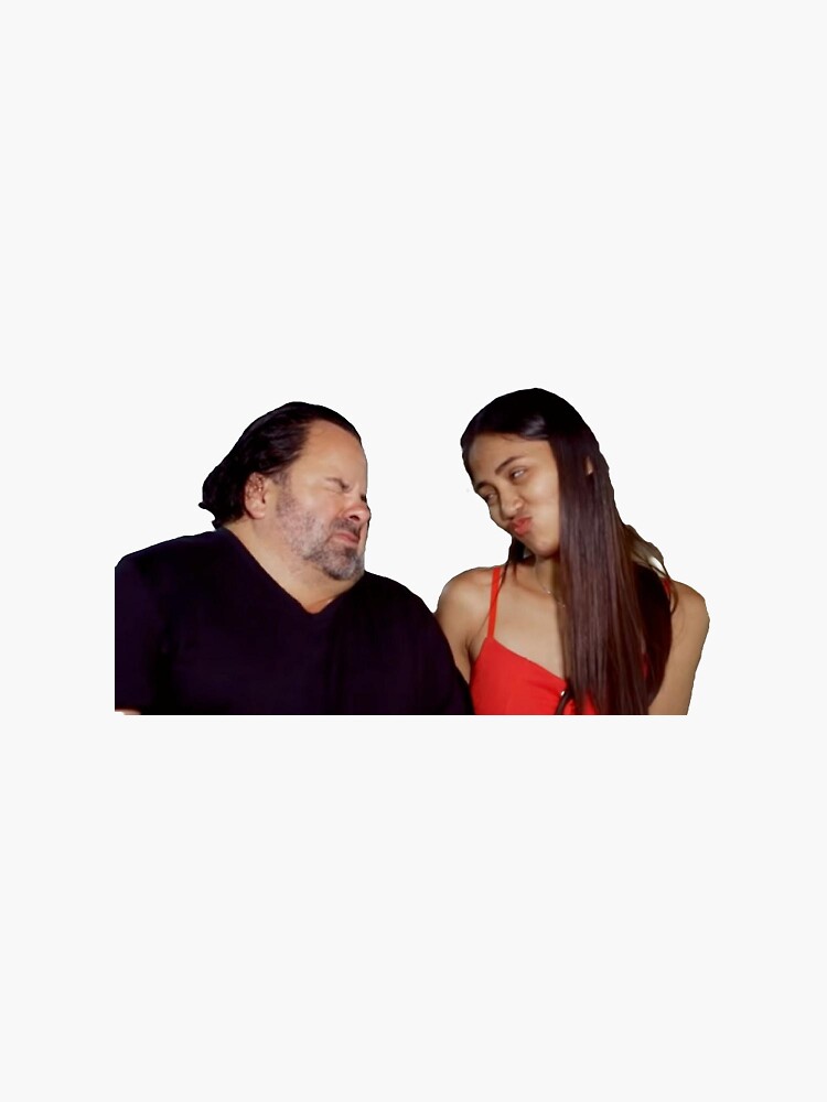 No Neck Ed And Rose Sticker By Morganmaterni Redbubble