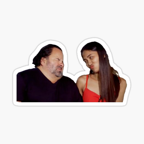 "No Neck Ed and Rose" Sticker by morganmaterni | Redbubble