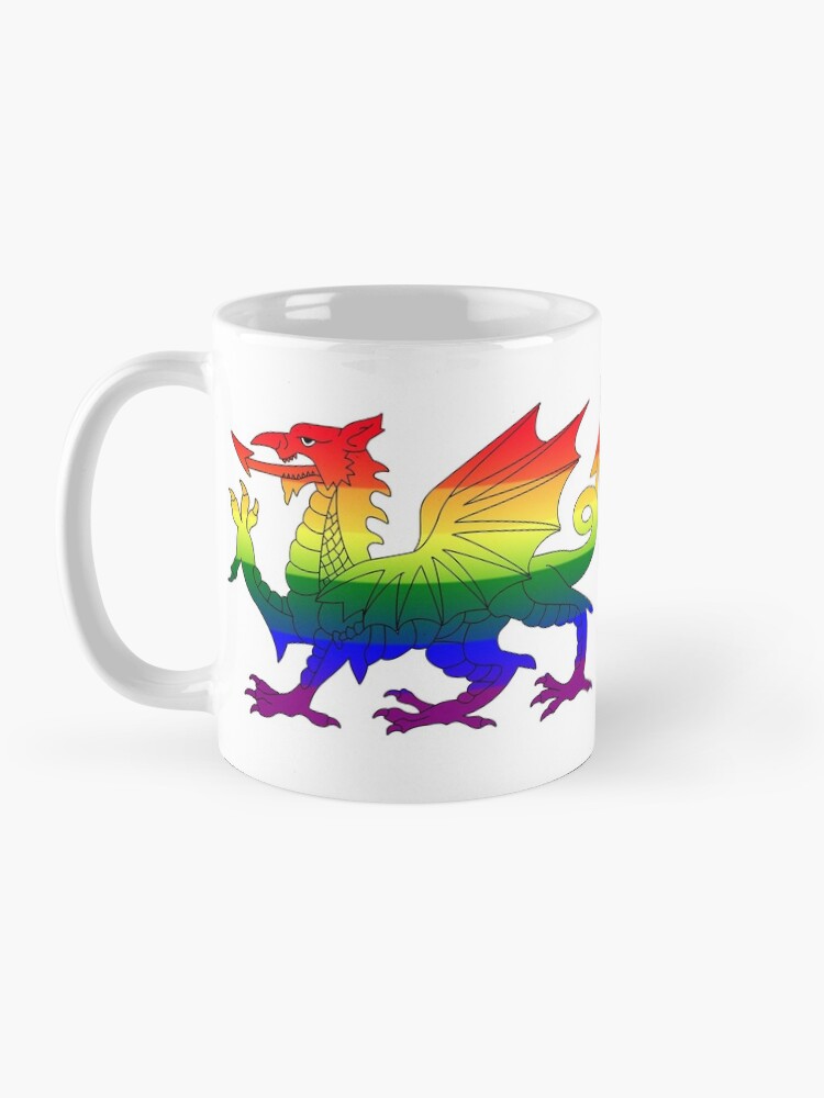 "Wales Pride Flag, Baner Balchder Cymru, Welsh, Cymraeg" Coffee Mug for ...