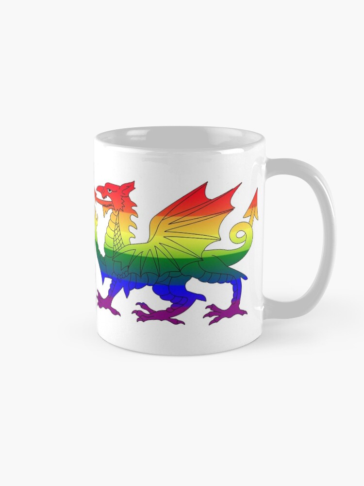 "Wales Pride Flag, Baner Balchder Cymru, Welsh, Cymraeg" Coffee Mug for ...