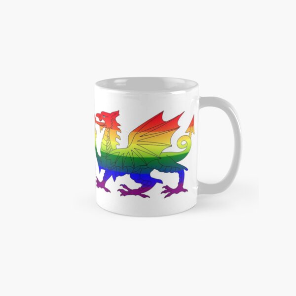 "Wales Pride Flag, Baner Balchder Cymru, Welsh, Cymraeg" Coffee Mug for ...