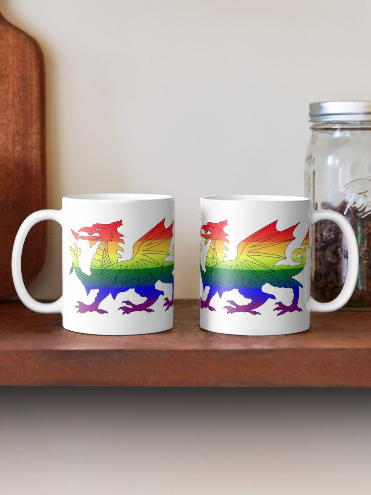 "Wales Pride Flag, Baner Balchder Cymru, Welsh, Cymraeg" Coffee Mug for ...
