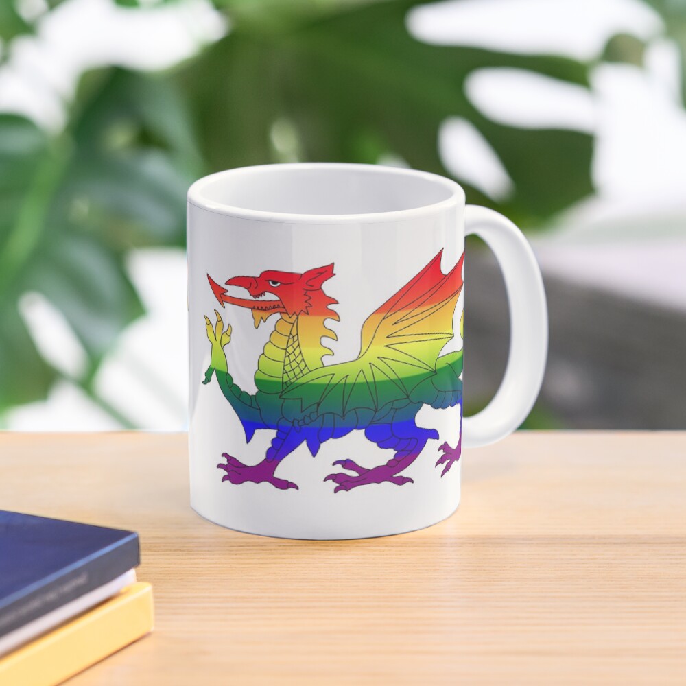 "Wales Pride Flag, Baner Balchder Cymru, Welsh, Cymraeg" Coffee Mug for ...