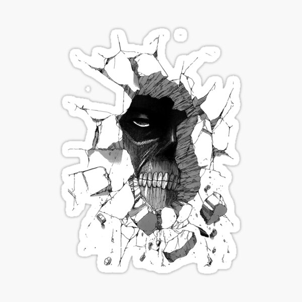 "Colossal Titan - Attack on Titan" Sticker for Sale by invinciblemoon ...