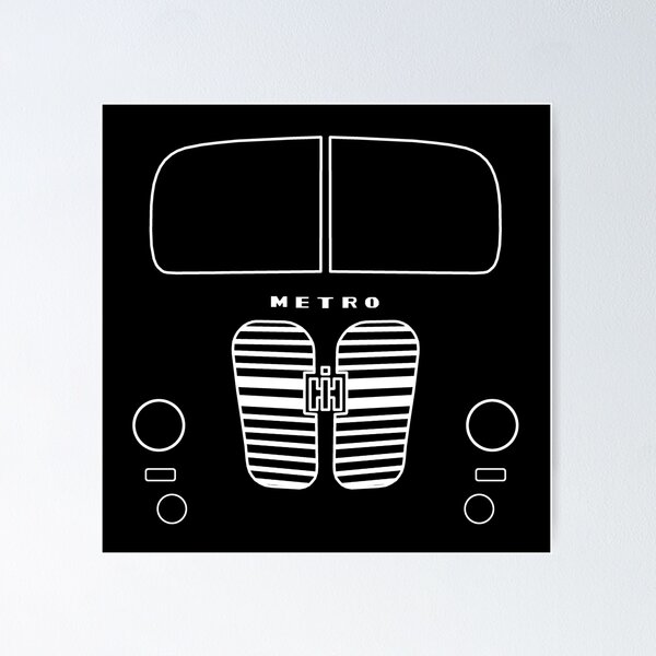 "Vintage International Harvester Metro step van white outline graphic ...