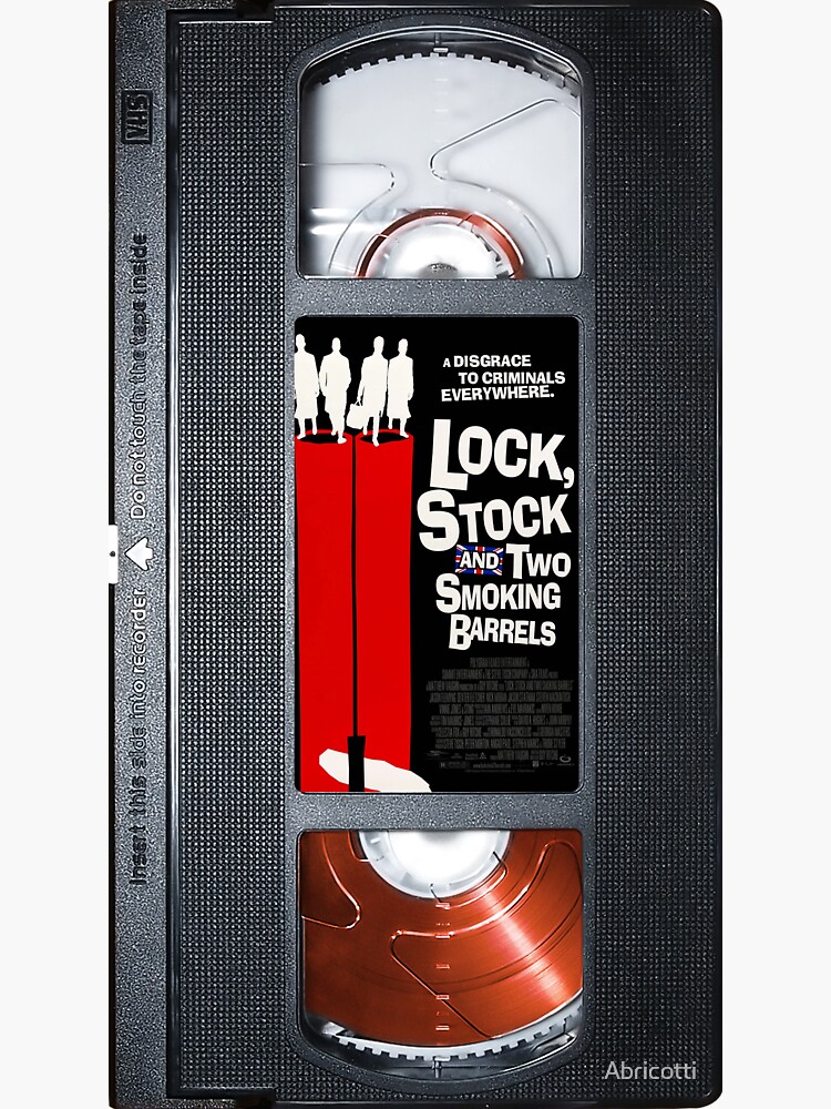 "Lock Stock and Two Smoking Barrels vhs cassette iphone case" Sticker ...