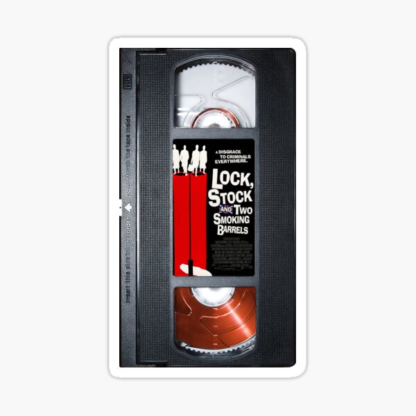 "Lock Stock and Two Smoking Barrels vhs cassette iphone case" Sticker ...