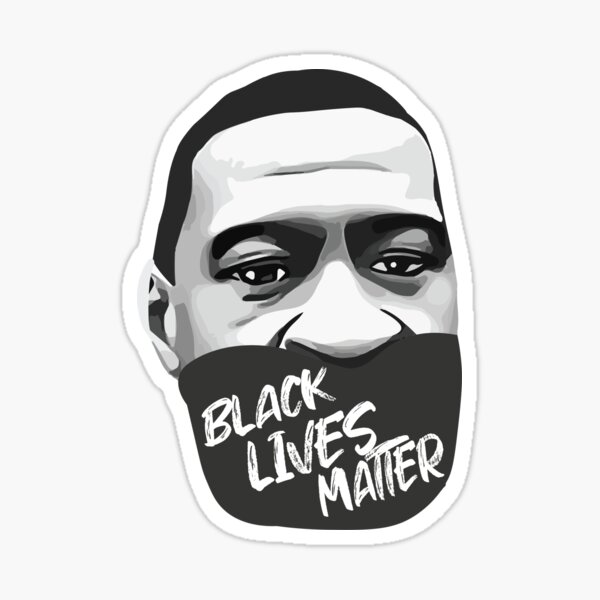 "Black Lives Matter - George Floyd" Sticker by haris0250 | Redbubble