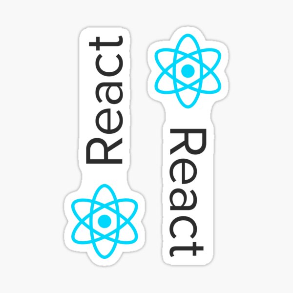 "React­.js­" Sticker for Sale by tcaer | Redbubble