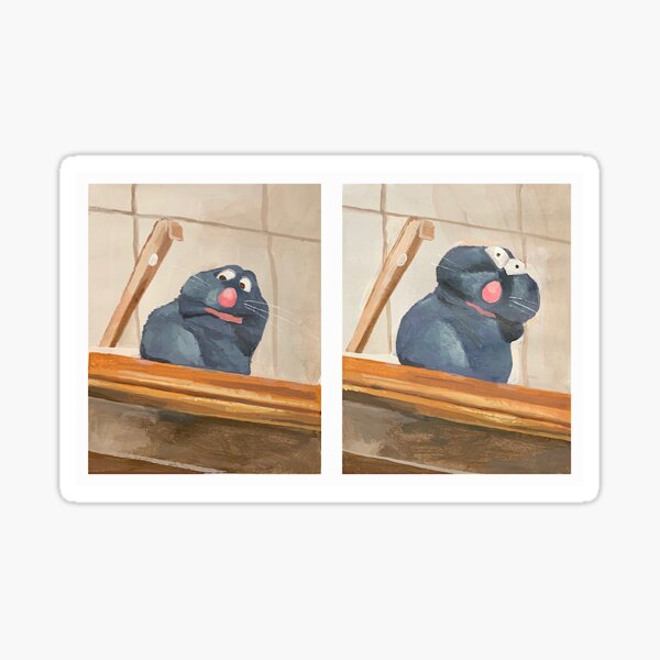 "Remy Gagging" Sticker for Sale by quinnscartoons | Redbubble