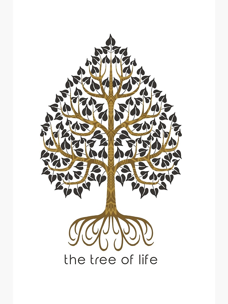 Lámina fotográfica «Diseño gráfico del árbol de la vida» de Lenushka ...