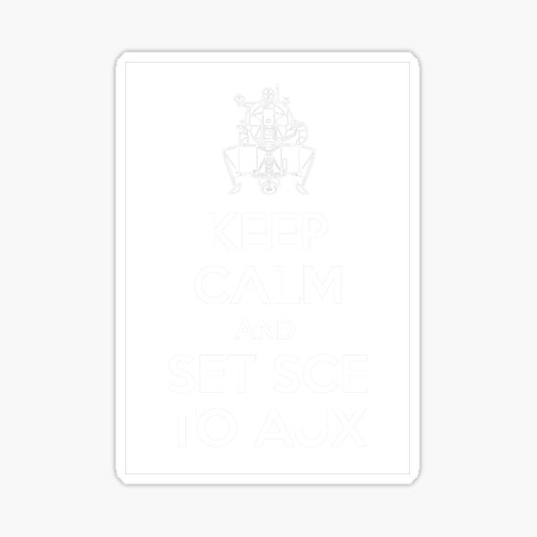 Sce To Aux Stickers | Redbubble