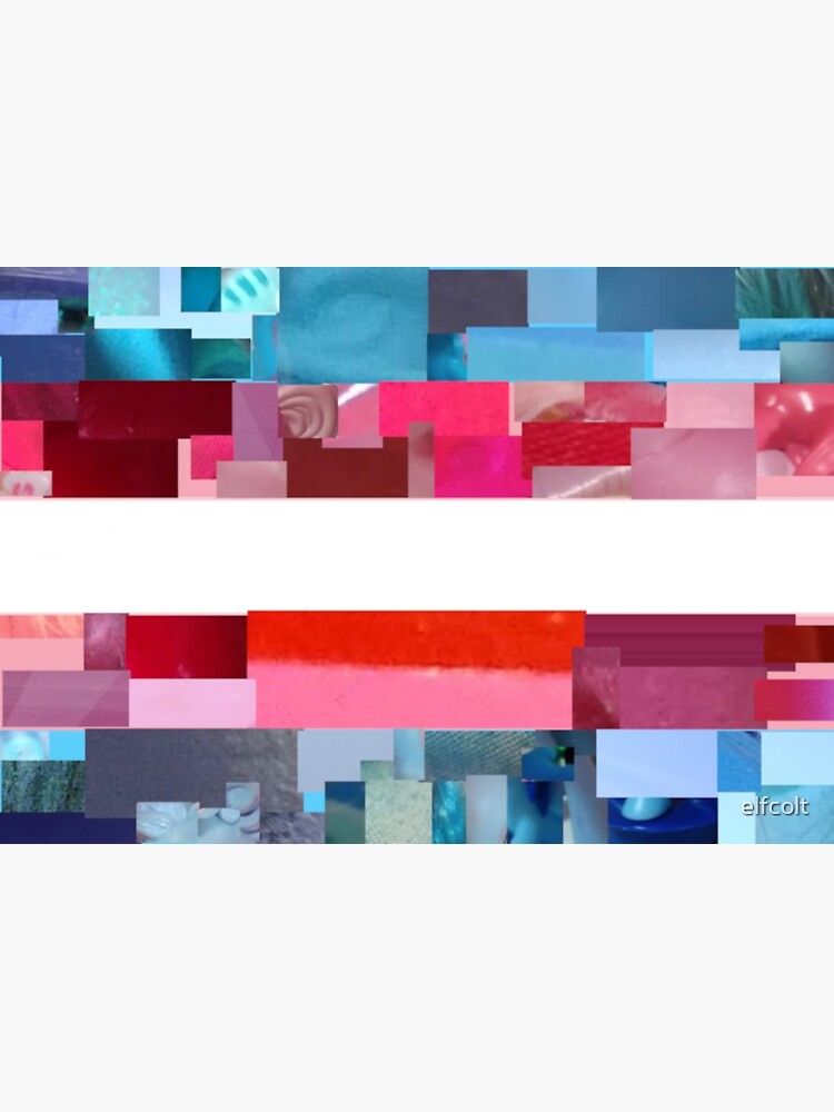 "trans flag collage" Poster for Sale by elfcolt | Redbubble
