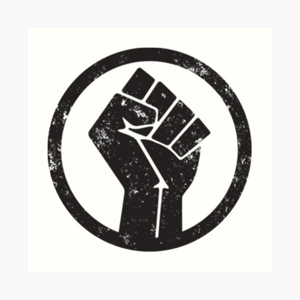 "BLACK LIVES MATTER l BLM (small logo)" Art Print for Sale by ...