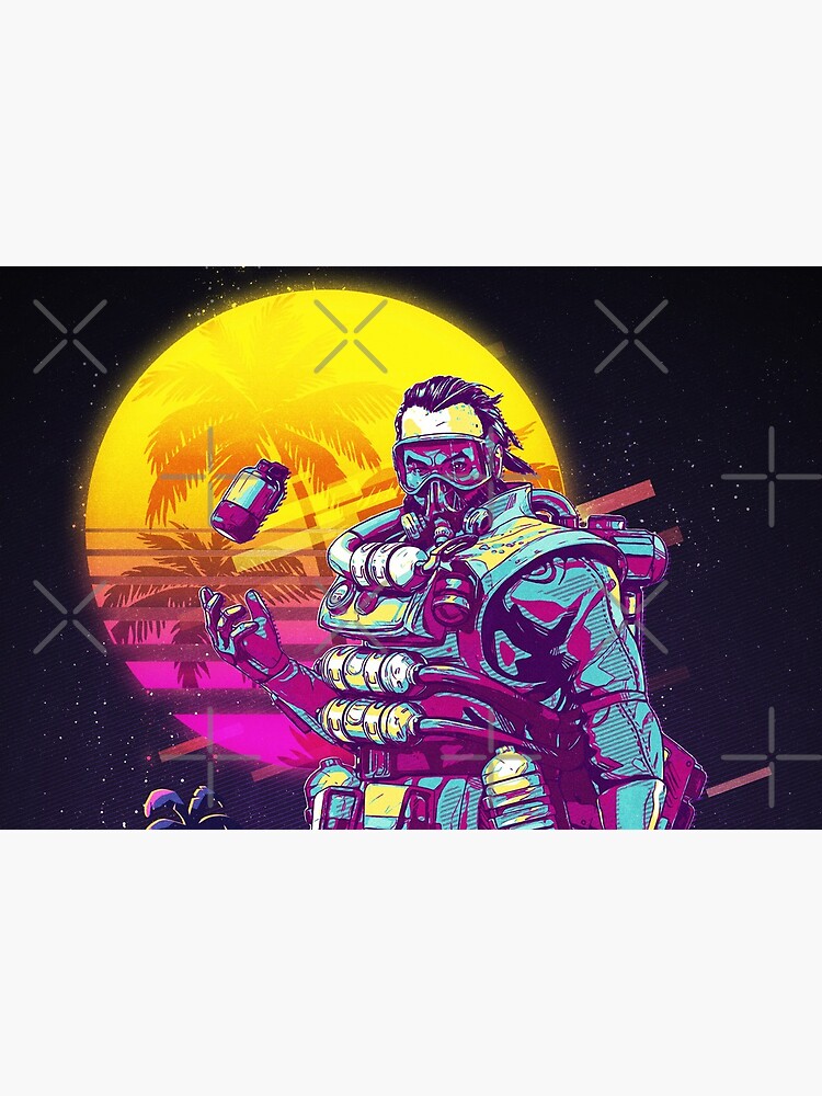 "Apex Legends - Caustic 80s Retro" Mask for Sale by NinjaDesignInc ...