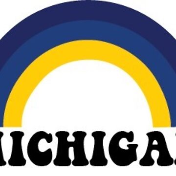 "Michigan Rainbow" Sticker for Sale by ktp100 | Redbubble