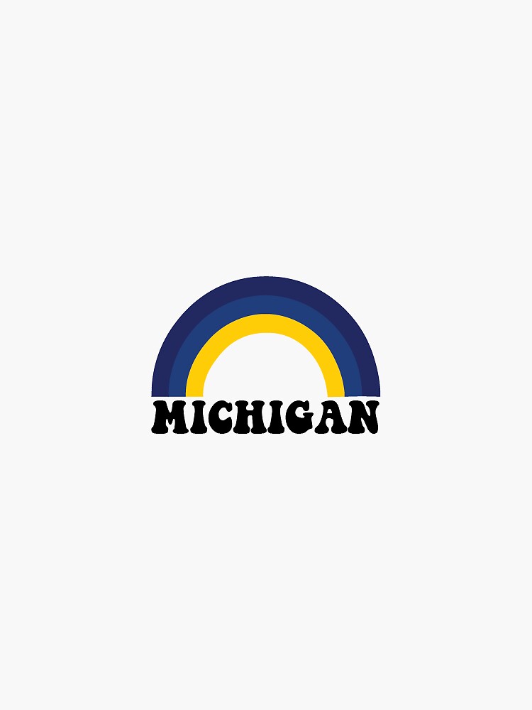 "Michigan Rainbow" Sticker for Sale by ktp100 | Redbubble