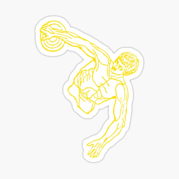 "Vaporwave Meme Discus thrower Silhouette Greek Statue Design design ...