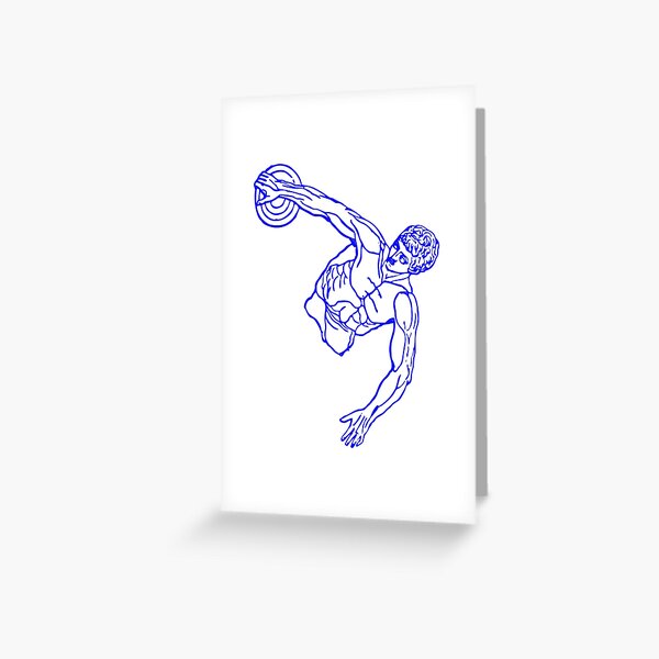 "Vaporwave Meme Discus thrower Silhouette Greek Statue Design graphic ...