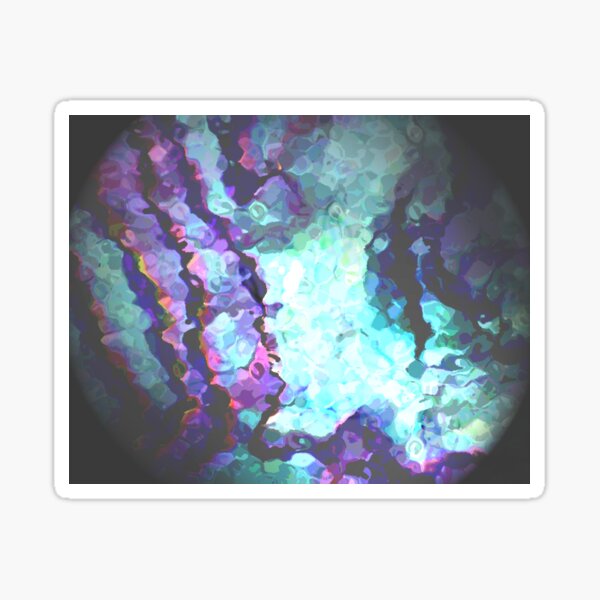 "Underwater Cave" Sticker for Sale by lesleyoc | Redbubble