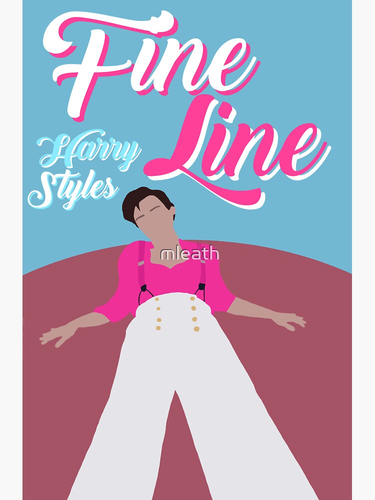 "Fine Line" Sticker by mleath | Redbubble