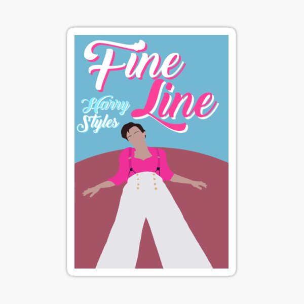 "Fine Line" Sticker by mleath | Redbubble