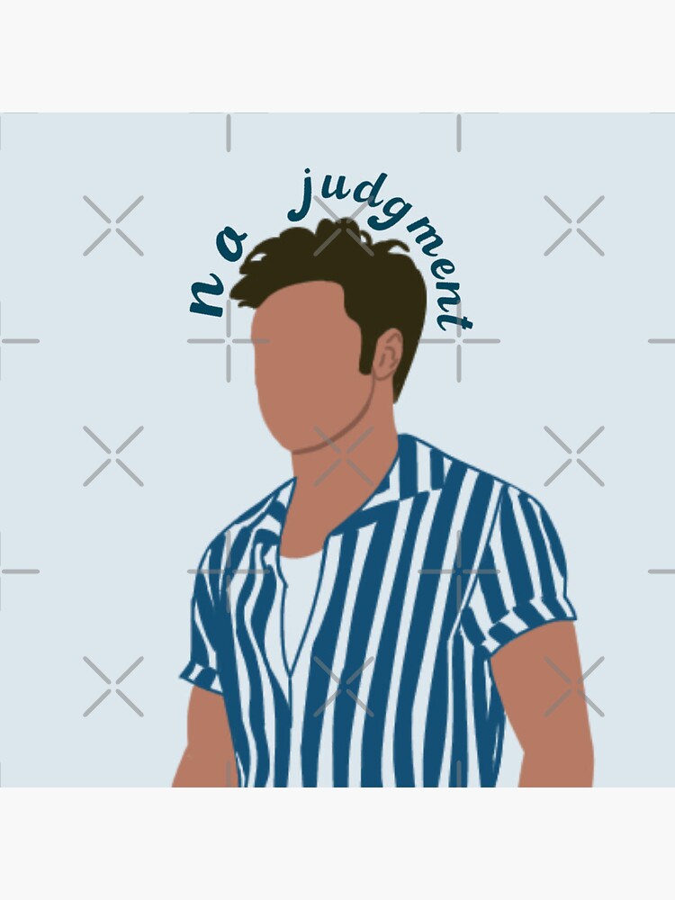 "no judgement" Sticker by carlbob2004 | Redbubble