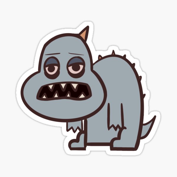 Grumpy Dinosaur Stickers | Redbubble