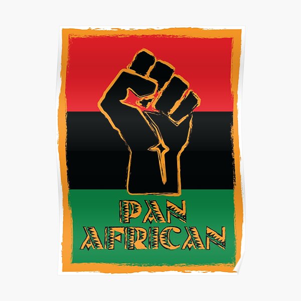 "Pan-African" Poster by MerchHouse | Redbubble
