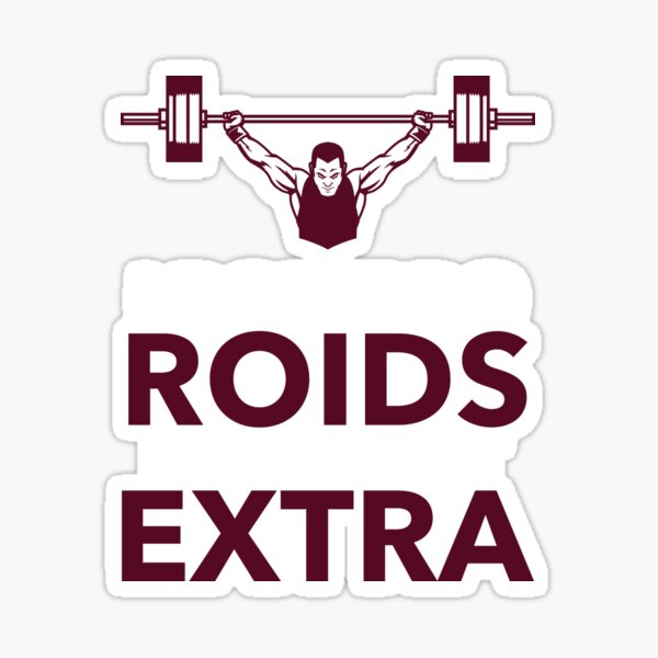 "No Roids Just Lift" Sticker for Sale by PrintITred | Redbubble