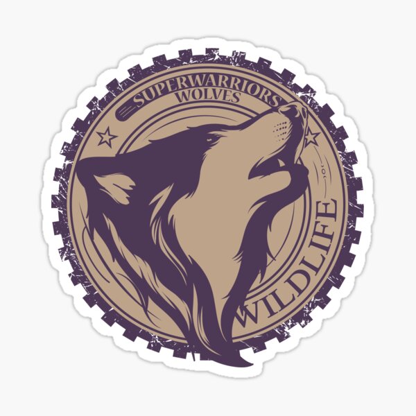 "Wolf - Wildlife" Sticker for Sale by RMNicopol | Redbubble