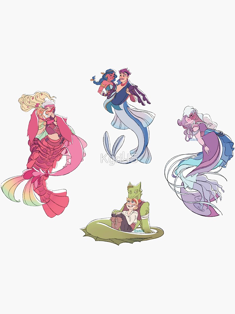 "Couple Pack She-Ra (MerMay)" Sticker for Sale by Kyri45 | Redbubble