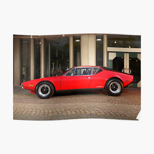 "De Tomaso Pantera 1973" Poster by StefanBau | Redbubble