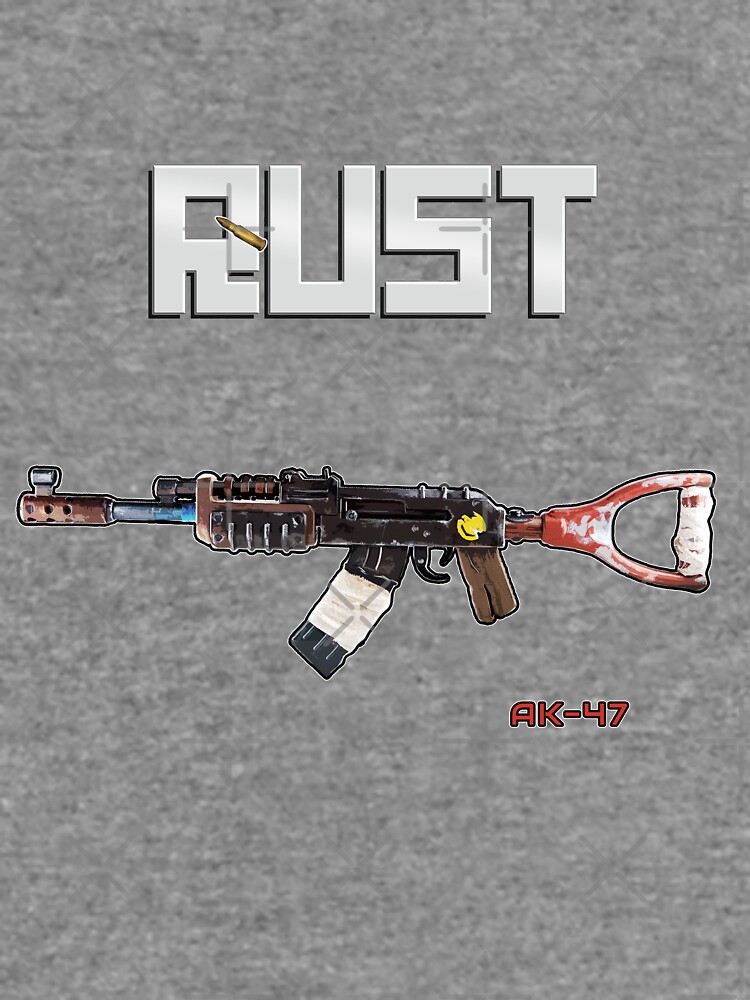 "Rust AK47 Assault Rifle Weapon" Lightweight Sweatshirt by ...