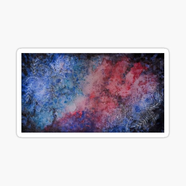 "Galaxy in the ocean" Sticker by SrtKnowles | Redbubble