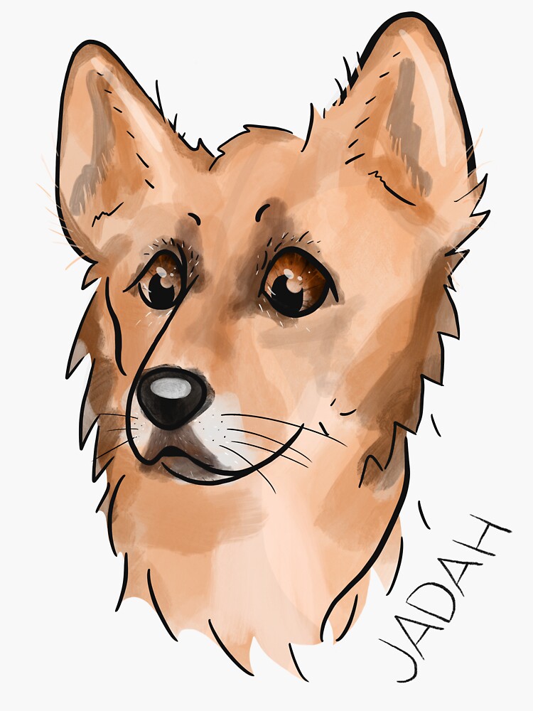 "Jadah" Sticker by TheMattesons | Redbubble