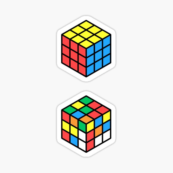 Rubik Cube Stickers | Redbubble