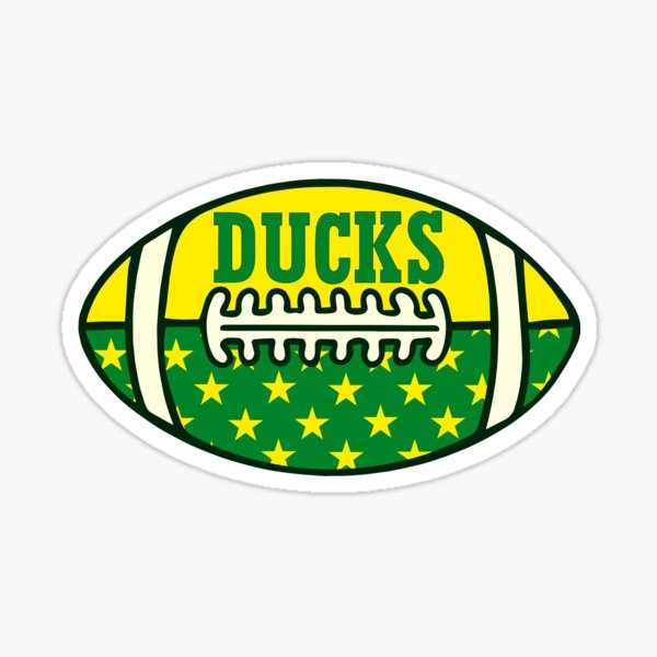 "Ducks Star football " Sticker by emroccs | Redbubble