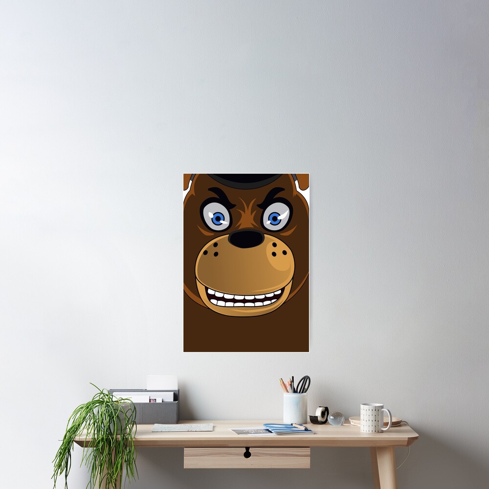 "Five Nights at Freddy's - Freddy Fazbear (Headshot, Evil Grin)" Poster ...