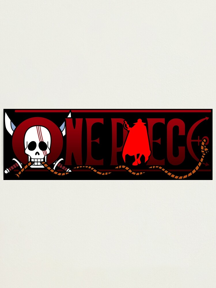 "One Piece Shanks Logo" Photographic Print by Robin- | Redbubble