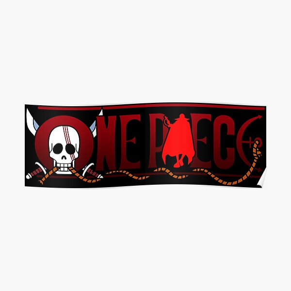 "One Piece Shanks Logo" Poster for Sale by Robin- | Redbubble