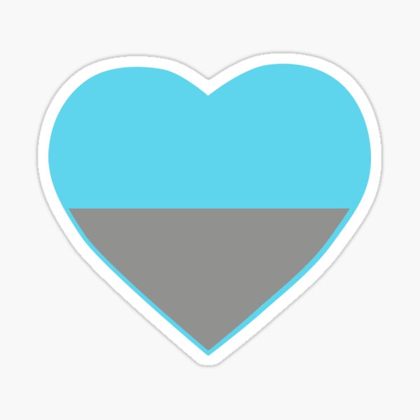 "Pride Flag Heart Autosexual" Sticker for Sale by Vanum-Chan | Redbubble