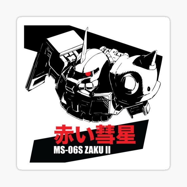Zaku Ii Stickers | Redbubble