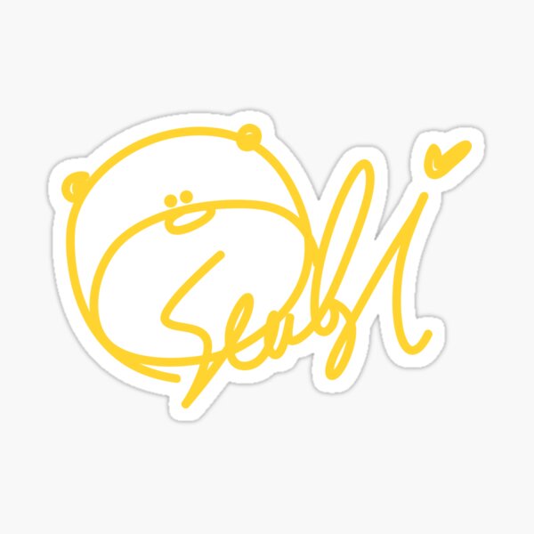 "SEULGI SIGNATURE" Sticker by velvetmoonlab | Redbubble