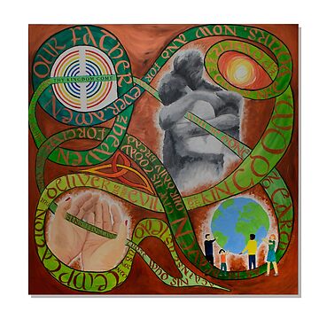 "The Lord's Prayer TKC 2020" Sticker for Sale by Rachel Noel | Redbubble