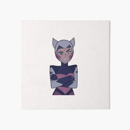 "Space Catra" Art Board Print by valenpedro | Redbubble