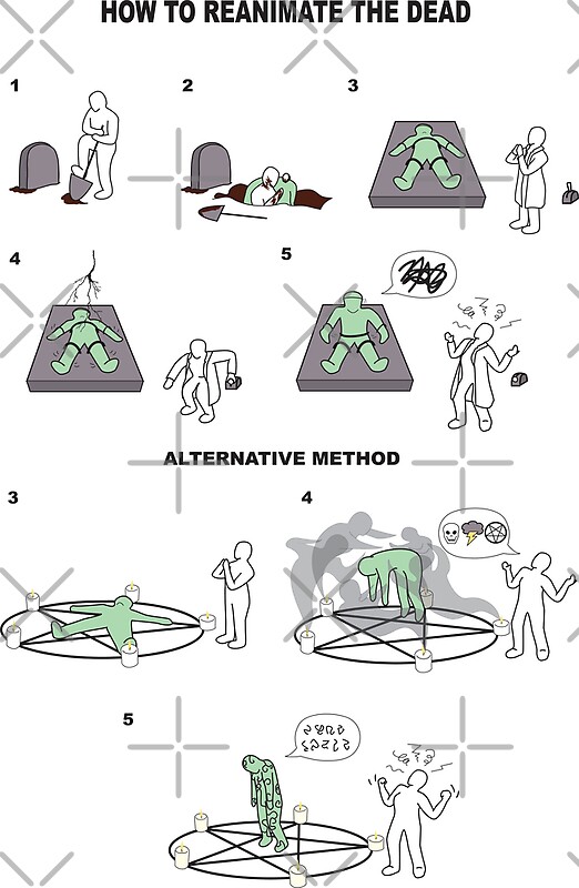 "How to Reanimate the Dead" by JellySnail | Redbubble