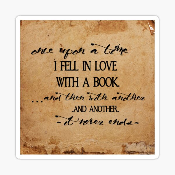 "Once upon a time" Sticker for Sale by alicesboutique | Redbubble