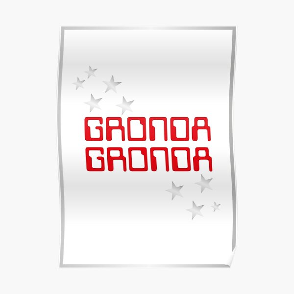 "Gronda Gronda" Poster for Sale by ChrisOrton | Redbubble