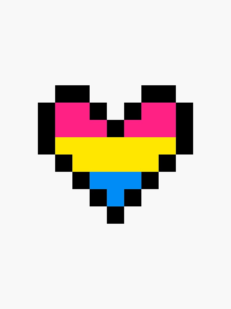 "Pan Pride Mini" Sticker for Sale by V-mum | Redbubble